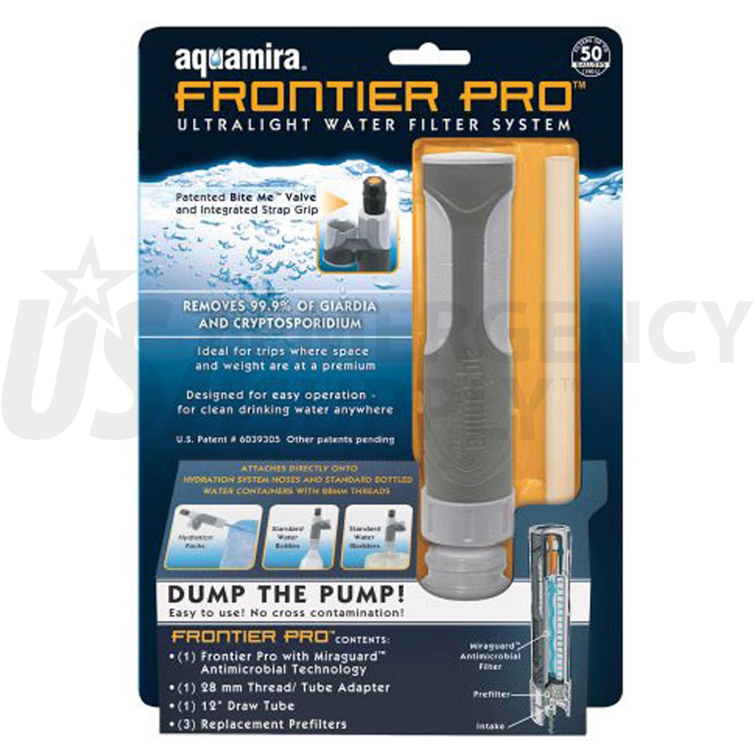 Aquamira Frontier Pro Filter System | USA Emergency Supply